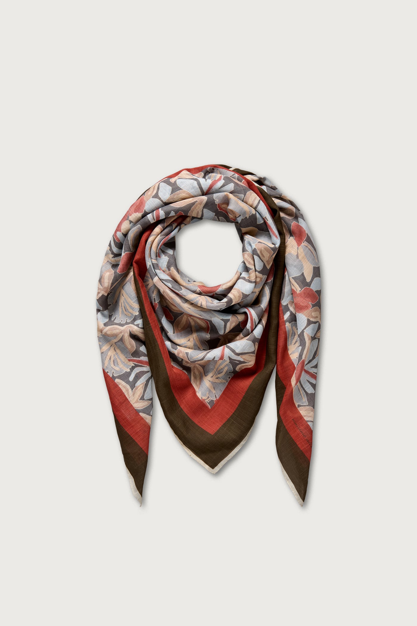 STOLE - Cotton linen stole - ferro – Massimo Alba